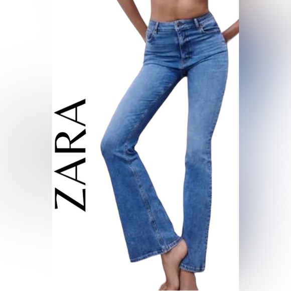 Zara | Jeans | Zara Bell Bottom High Waisted Jeans 26 | Poshmark